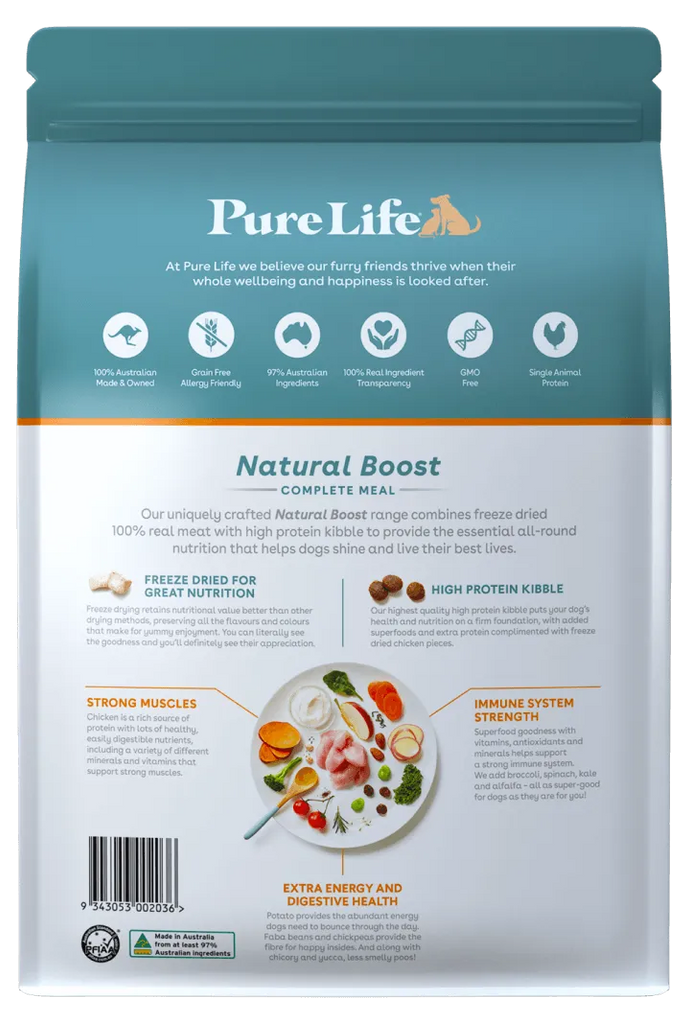 Australian Chicken Dog Food - Pure Life – Paw Pantry